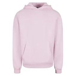 Kapuzensweatshirt Urban Classics "Urban Classics Fluffy Hoody", Herren, Gr. XXL, softpink, 70% Baumwolle, 30% Polyester, unifarben, Sweatshirts