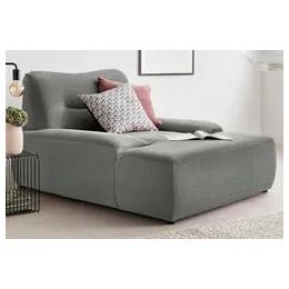 Loveseat DOMO collection "Cesena Designsessel zum Kuscheln, komfortabel Relaxen, Breite 122cm", grau, B:122cm H:81cm T:151cm, Sessel, bequem und stylish, frei im Raum stellbar
