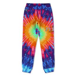 Jogger Pants Philipp Plein "Tie Dye", M&auml;dchen, Gr. 8, weite Kindergr&ouml;&szlig;en, 21, multicolor, Obermaterial: 88% Baumwolle, 12% Polyester, Hosen