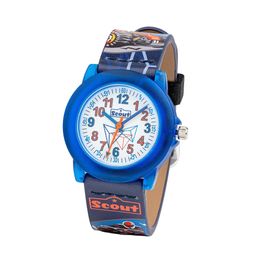 Quarzuhr Scout "Offroad", bunt, Armbanduhren, Kinder, Quarzuhr, Armbanduhr, Kinderuhr, Junge, analog