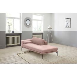 Ottomane Egoitaliano "Masu, Design trifft super Sitzkomfort, mit toller Detailverarbeitung", rosa (rose), B:182cm H:95cm T:97cm, Leder CAREZZA (echtes Rindsleder) ist ein Naturleder, dass die urspr&uuml;nglichen Eigenschaften der Haut nicht ver&auml;ndert. Das Vorhandensein von verheilten Narben, K&ouml;rnungsunterschiede, Falten, Adern, Unterschiede in den Farbt&ouml;nen und andere Spuren, die die Natur auf diesen F