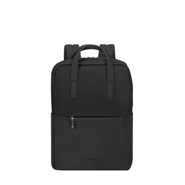 Notebookrucksack Samsonite, Gr. B/H/T: 27cm x 37,5cm x 11cm, schwarz, Polyester, Rucks&auml;cke, minimalistische Optik