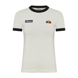 T-Shirt Ellesse "FORNELLO T-SHIRT", Damen, Gr. 38, sanftes wei&szlig;, Obermaterial: 95% Baumwolle, 5% Elasthan, Shirts T-Shirt, sportliche Passform, f&uuml;r Freizeit und aktive Tage