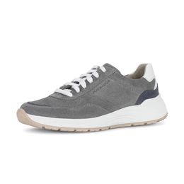 Sneaker Gabor "Sneaker low", Herren, Gr. 39, grau, Schuhe Sneaker