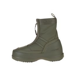 Moon Boot Stiefel "Luna Zip Stiefel" in Khaki - 61% | Gr&ouml;&szlig;e 38 | Damen-stiefel
