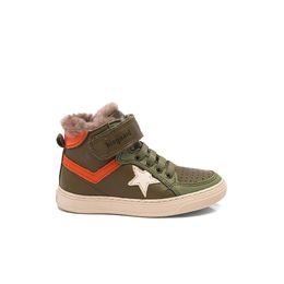 bisgaard Leder-Sneakers "Isak" in Khaki - 49% | Gr&ouml;&szlig;e 39 | Kindersneakers