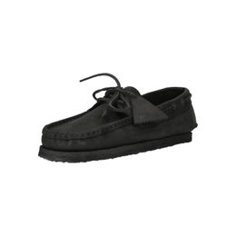 Bootsschuh Clarks "Godney Boat", Damen, Gr. 40, schwarz, Leder, Schuhe Bootsschuh, mit Krepp-Laufsohle