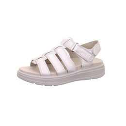 Legero Leder-Sandalen "Sunwalker" in Silber - 45% | Gr&ouml;&szlig;e 37 | Damen-sandalen
