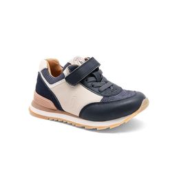 bisgaard Leder-Sneakers "Walde" in Dunkelblau/ Creme - 59% | Gr&ouml;&szlig;e 28 | Kindersneakers
