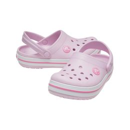 Clog Crocs "Crocband Clog K", M&auml;dchen, Gr. 28, pink, Obermaterial: 50% Polyester PES. 50% Sonstiges Material (Ananasfaser) AM_PF ., Schuhe Clog