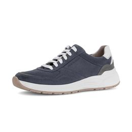 Sneaker Gabor "Sneaker low", Herren, Gr. 40,5, blau, Schuhe Sneaker