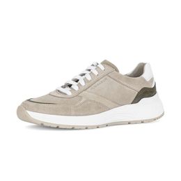 Sneaker Gabor "Sneaker low", Herren, Gr. 41, beige, Schuhe Sneaker