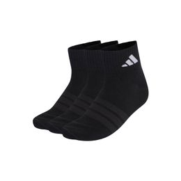 Sneakersocken adidas originals "Socken Thin & Light Sportswear Ankle Socks 3er Pack", Herren, Gr. 37-39, schwarz, Obermaterial: 54% Baumwolle CO. 43% Polyester PES. 2% Elasthan EL. 1% Polyamid PA., Socken Sneakersocken