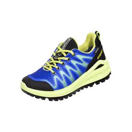 Sneaker Grisport "Schn&uuml;rschuh", M&auml;dchen, Gr. 29, blau (blau, lime), Obermaterial: 100% Textilmaterial TEXMAT., Schuhe Sneaker