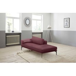 Ottomane Egoitaliano "Masu, Design trifft super Sitzkomfort, mit toller Detailverarbeitung", rot (burgundy), B:182cm H:95cm T:97cm, Leder CAREZZA (echtes Rindsleder) ist ein Naturleder, dass die urspr&uuml;nglichen Eigenschaften der Haut nicht ver&auml;ndert. Das Vorhandensein von verheilten Narben, K&ouml;rnungsunterschiede, Falten, Adern, Unterschiede in den Farbt&ouml;nen und andere Spuren, die die Natur auf diese