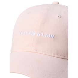 Baseball Cap Calvin Klein "APPAREL GRAPHIC CAP 2", Damen, mangano calcite, Web, Baumwolle, unifarben, Caps, Regular fit und gr&ouml;&szlig;enverstellbar