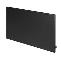 VASNER Elektro-Heizk&ouml;rper "Konvi schwarz 900 W", schwarz, B/H/T: 100cm x 60cm x 4,3cm, 900 W, rechts, Heizk&ouml;rper, Hybrid Infrarotheizung mit Thermostat