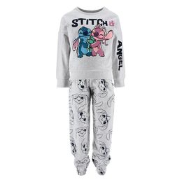 Lilo and Stitch Lilo & Stitch 2tlg. Outfit "Lilo & Stitch" in Grau - 62% | Gr&ouml;&szlig;e 104 | Kinder-sweatshirts-jacken