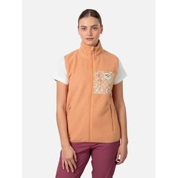 KARI TRAA Fleeceweste "Rothe" in Apricot - 68% | Gr&ouml;&szlig;e L | Damen-outdoorjacken