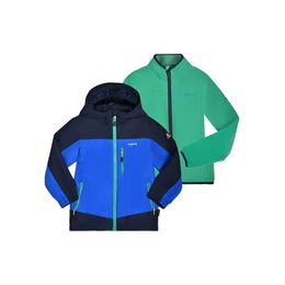 Kamik 3in1-Regenjacke "Kaso" in Blau/ Gr&uuml;n - 49% | Gr&ouml;&szlig;e 128 | Kinder-outdoor-jacken