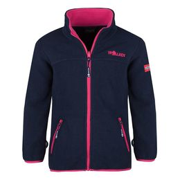 Trollkids Fleecejacke "Oppdal XT" in Dunkelblau/ Pink - 34% | Gr&ouml;&szlig;e 122 | Kids-fleecejacken-fleecepullover