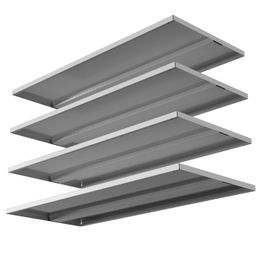 Aktenschrank Vcm "4x Fachb&ouml;den f&uuml;r Stahlschrank Serie Malivo", wei&szlig;, B:79cm T:32cm, Obermaterial: 100% Metall MT., Schr&auml;nke