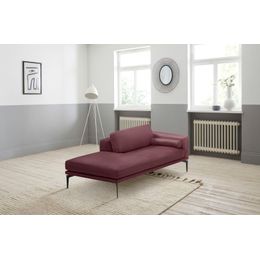 Ottomane Egoitaliano "Masu, Design trifft super Sitzkomfort, mit toller Detailverarbeitung", rot (burgundy), B:182cm H:95cm T:97cm, Leder CAREZZA (echtes Rindsleder) ist ein Naturleder, dass die urspr&uuml;nglichen Eigenschaften der Haut nicht ver&auml;ndert. Das Vorhandensein von verheilten Narben, K&ouml;rnungsunterschiede, Falten, Adern, Unterschiede in den Farbt&ouml;nen und andere Spuren, die die Natur auf diese