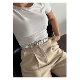 Lucky Bees G&uuml;rtel in Silber - (L)100 cm - 24% | Damenguertel
