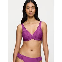 Triumph B&uuml;gel-BH "Wild Peony" in Lila - 62% | Gr&ouml;&szlig;e 85C | Damen-bhs