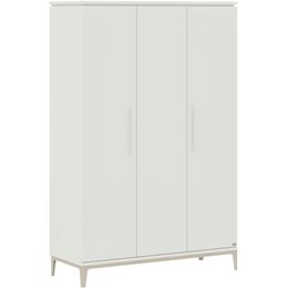 Kleiderschrank Paidi "CUTIE LEA in Wei&szlig;, verschiedene Gr&ouml;&szlig;en, T&uuml;ren mit Soft-Close-Funktion", off, wei&szlig;, B:131cm H:200cm T:52cm, Holzwerkstoff, Schr&auml;nke, Kleiderschrank, stabiler Dreht&uuml;renschrank aus Holz, mit Kleiderstangen & Einlegeb&ouml;den