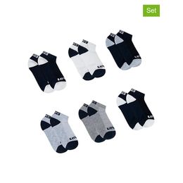 Levi's Kids 6er-Set: Socken in Schwarz/ Wei&szlig; - 18% | Gr&ouml;&szlig;e 134-146 | Kinder-socken-strumpfhosen