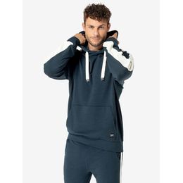 super.natural Hoodie "Colorado" in Dunkelblau - 77% | Gr&ouml;&szlig;e S | Herren-sweatshirts-jacken
