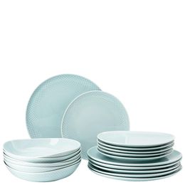 Rosenthal Kombiservice Junto, Salbeigr&uuml;n, Keramik, 18-teilig, 31.7x28.1x32 cm, DIN EN ISO 14001, DIN EN ISO 9001, Essen & Trinken, Geschirr, Geschirr-Sets, Kombiservice
