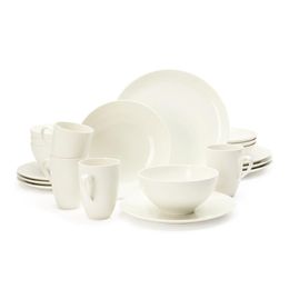Seltmann Weiden Kombiservice Savona uni, Perlmutt, Keramik, 20-teilig, 350 ml, 39.4x29.6x28.6 cm, Essen & Trinken, Geschirr, Geschirr-Sets, Kombiservice