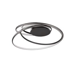 Trio LED-Deckenleuchte Nala Schwarz max. 57 Watt Deckenlampe