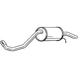 BOSAL Endschalld&auml;mpfer 233419 f&uuml;r VW