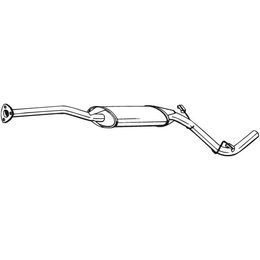BOSAL Mittelschalld&auml;mpfer 282755 f&uuml;r Skoda