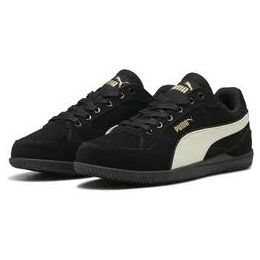Sneaker Puma "K-Moda Sneakers Damen", Damen, Gr. 42, schwarz warm wei&szlig; gold, Obermaterial: Textil, Synthetik, Kuhleder. Futter: Textil. Innensohle: Textil, Keine Angabe. Laufsohle: Gummi, Schuhe Sneaker