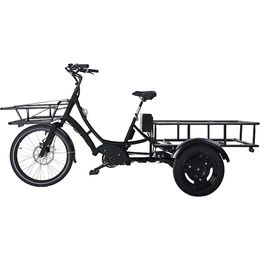 Lastenfahrrad VS3E eDrive Augsburg, hydraulische Magura-Bremsen, schwarz kaiserkraft