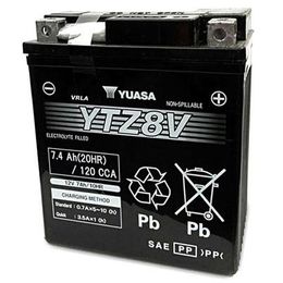 Yuasa Starterbatterie ytz8v 12V 68Ah 120A