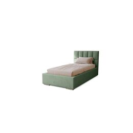 H&ouml;ffner Polsterbett mit Stauraum Draven gr&uuml;n Ma&szlig;e (cm): B: 115 H: 100 &raquo; H&ouml;ffner