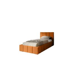 H&ouml;ffner Polsterbett mit Stauraum Margate orange Ma&szlig;e (cm): B: 95 H: 100 &raquo; H&ouml;ffner