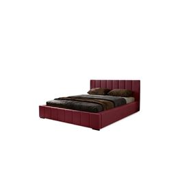 H&ouml;ffner Polsterbett mit Stauraum Nelia &brvbar; lila/violett &brvbar; Ma&szlig;e (cm): B: 135 H: 90 &raquo; H&ouml;ffner
