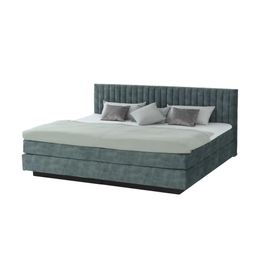 H&ouml;ffner Boxspringbett Familienbett &brvbar; blau &brvbar; Ma&szlig;e (cm): B: 242 H: 112 &raquo; H&ouml;ffner