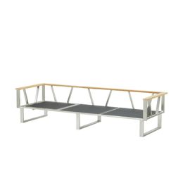 Zebra Sofa 3-Sitzer Belvedere &brvbar; grau &brvbar; Ma&szlig;e (cm): B: 239 H: 75 T: 85.5 &raquo; H&ouml;ffner
