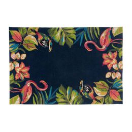 H&ouml;ffner In-und Outdoor-Teppich Rosetta &brvbar; grau &brvbar; Synthetische Fasern &brvbar; Ma&szlig;e (cm): B: 70 &raquo; H&ouml;ffner