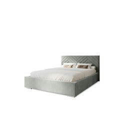 H&ouml;ffner Polsterbett mit Stauraum Aberfeldy silber Ma&szlig;e (cm): B: 135 H: 100 &raquo; H&ouml;ffner