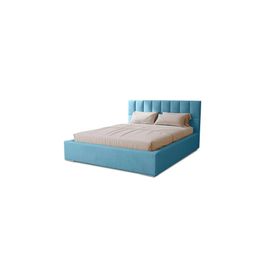 H&ouml;ffner Polsterbett mit Stauraum Draven blau Ma&szlig;e (cm): B: 135 H: 100 &raquo; H&ouml;ffner