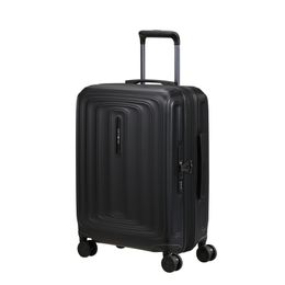 Hartschalen-Trolley Samsonite "2WANDER", Gr. B/H/T: 40cm x 55cm x 20cm 40 l, matt graphite, Polycarbonat, Koffer, aus robustem Polycarbonat, mit Adressetikett und Dehnfalte
