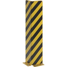Anfahrschutz, Stahl, L-Profil, Wandst&auml;rke 6 mm, H&ouml;he 800 mm kaiserkraft